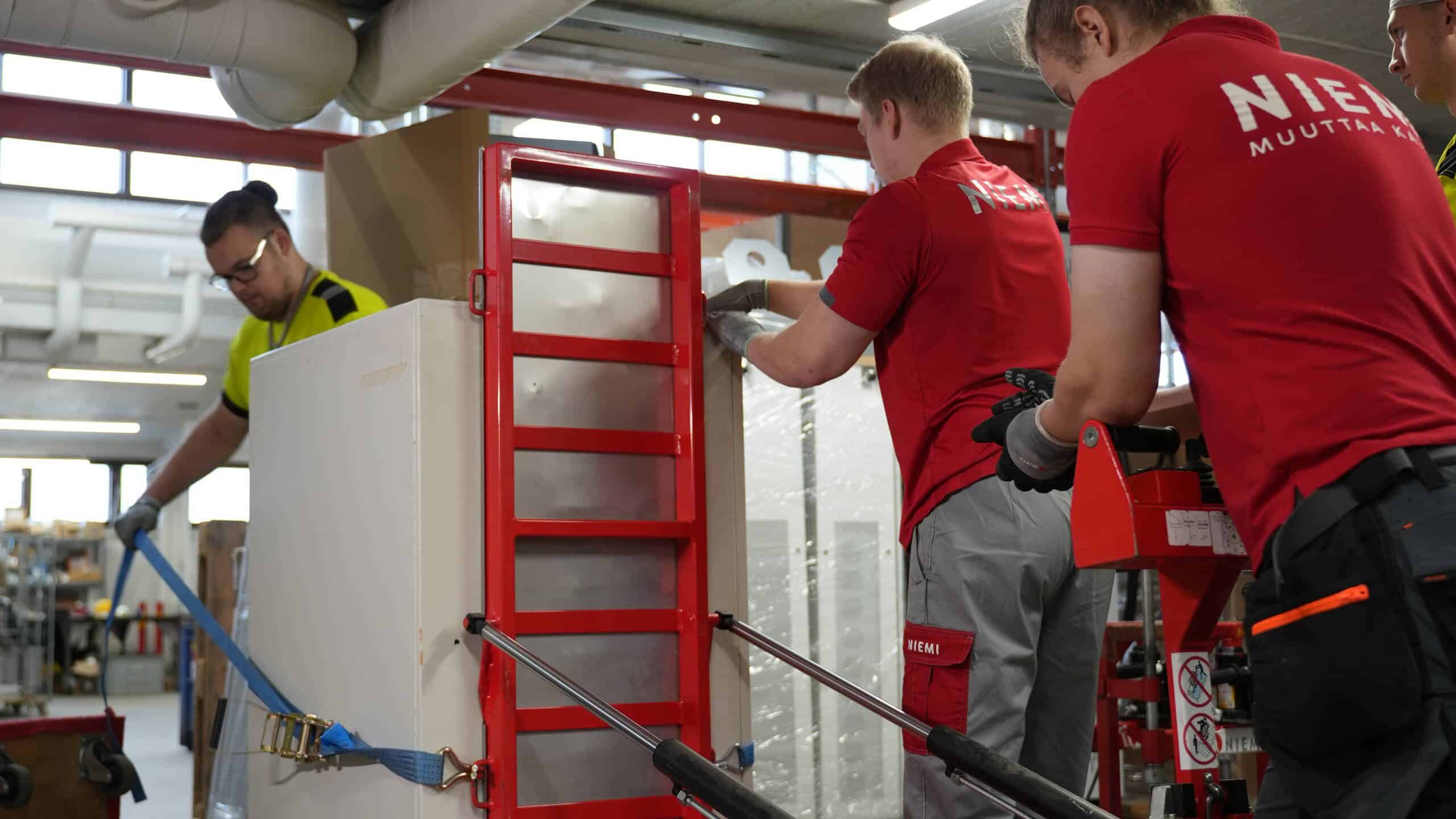 Transfers of heavy objects - Niemi